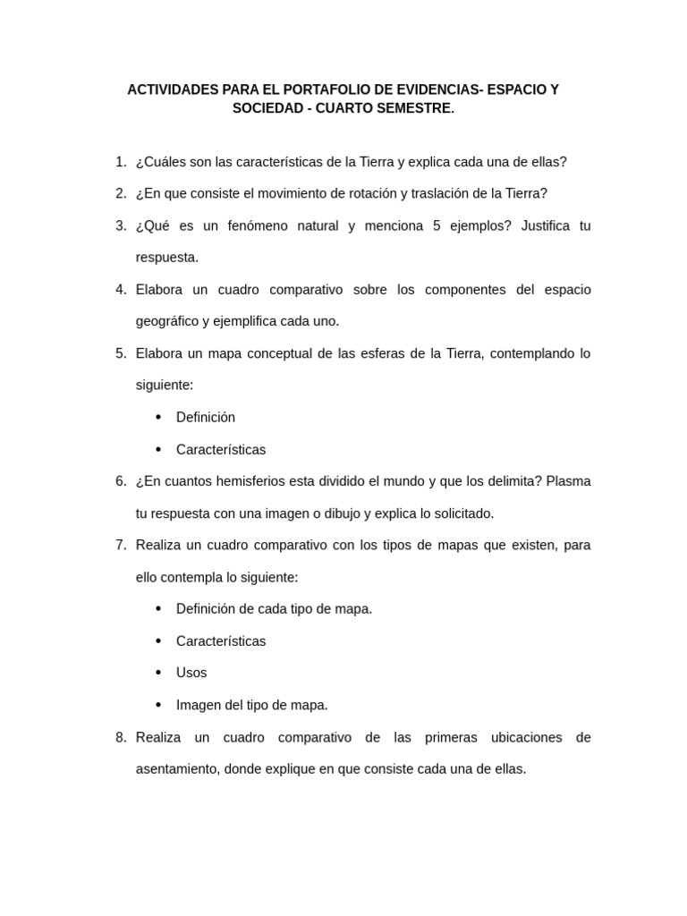 Act Portafolio Espacio y Sociedad | PDF