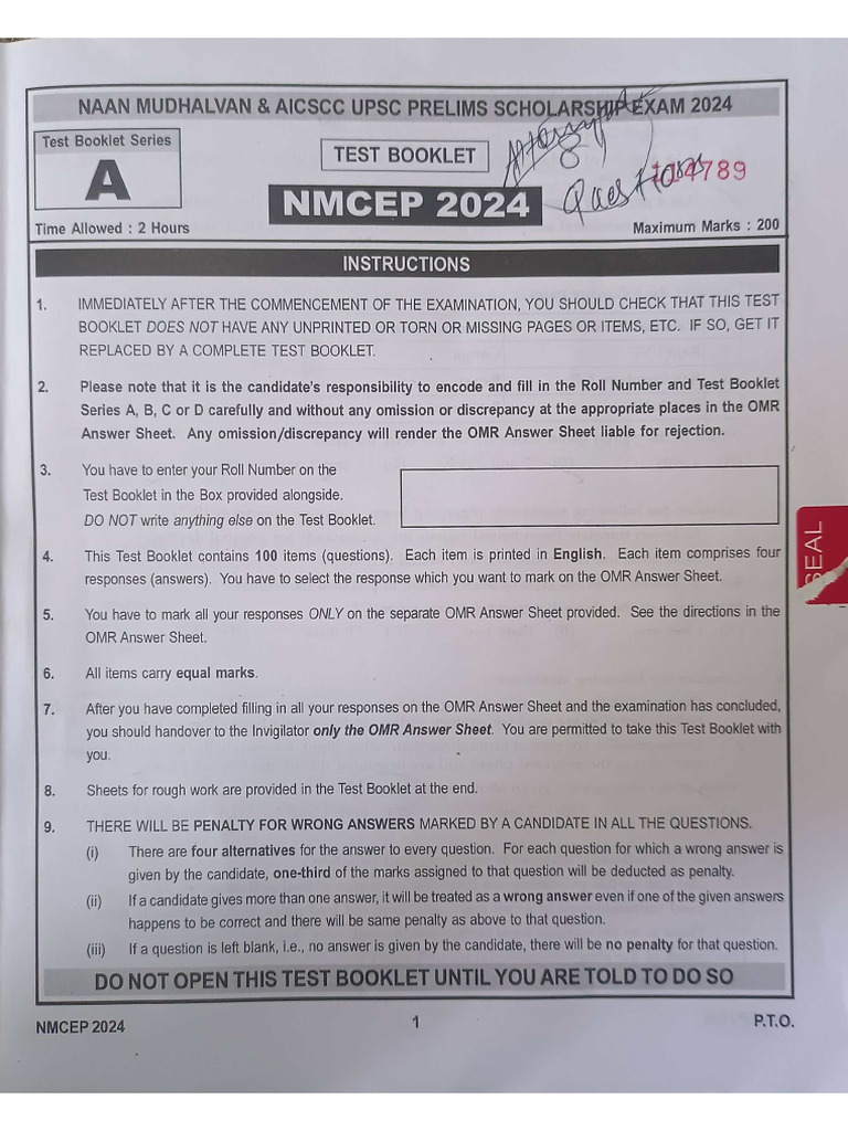 Naan Mudhalvan Upsc 2024 | PDF