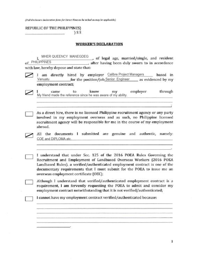 Contact Info for Mher Queency Manegdeg | PDF