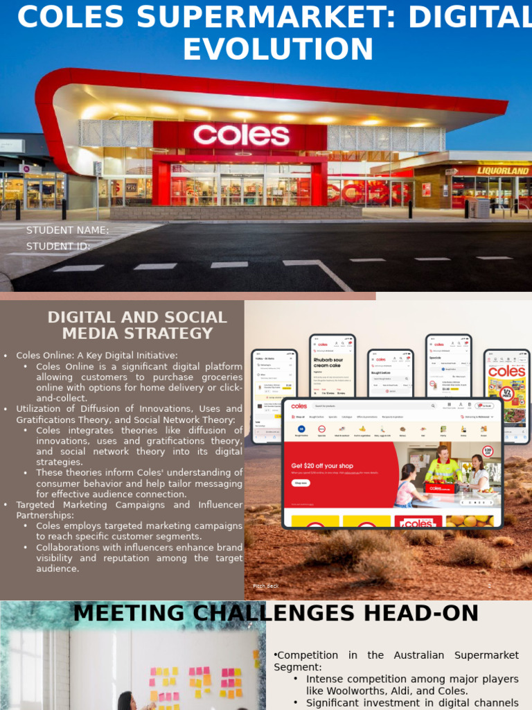 Coles Supermarket Digital Strategy Insights | PDF