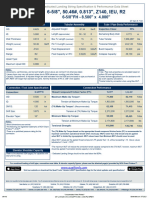 Drill Pipe Data & Performance Sheet: 5" 19.50# S-135 R2 NC50 (4-1/2 IF ...