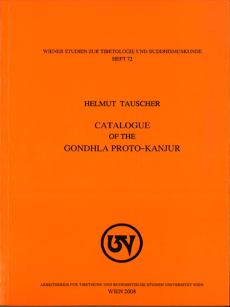 Tauscher-Catalogue_Gondhla_Proto_Kanjur-2008 | PDF | Folio | Schools Of ...