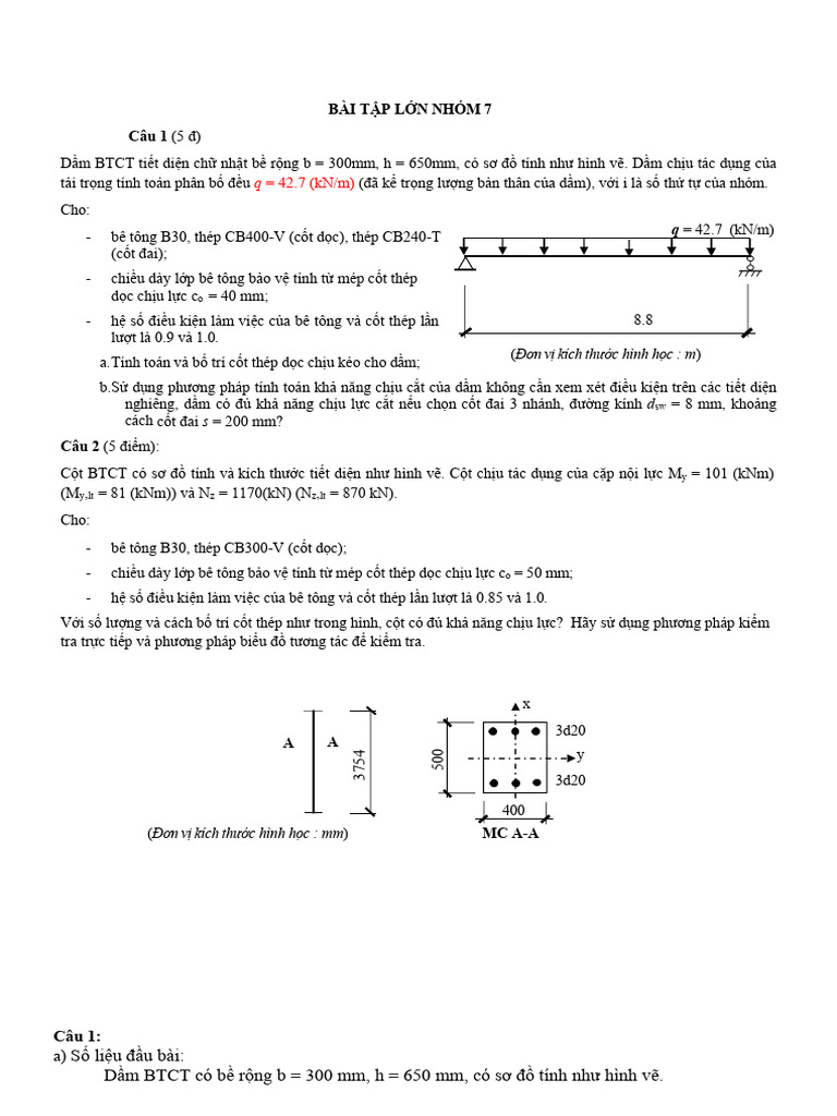 BTL Nhóm 7 - DT01 | PDF