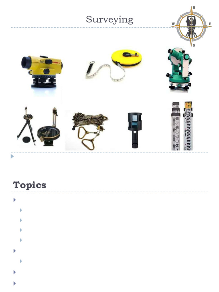 Objectives of Surveying Explained | PDF | Surveying | Topography
