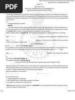 Form 35 Termination Notice Karnataka | PDF