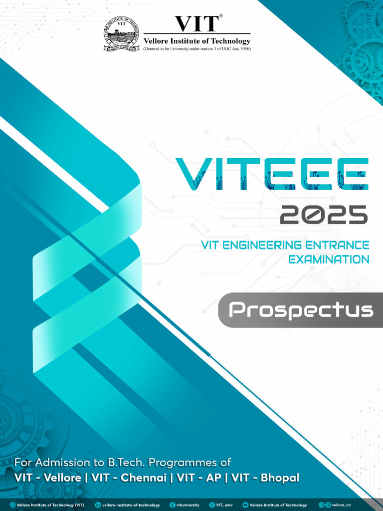 VITEEE Prospectus | PDF