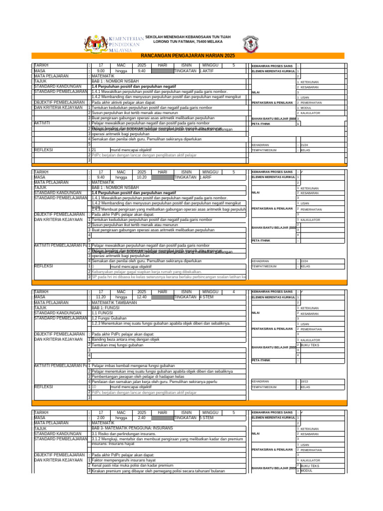 Rph Minggu 5_full | PDF