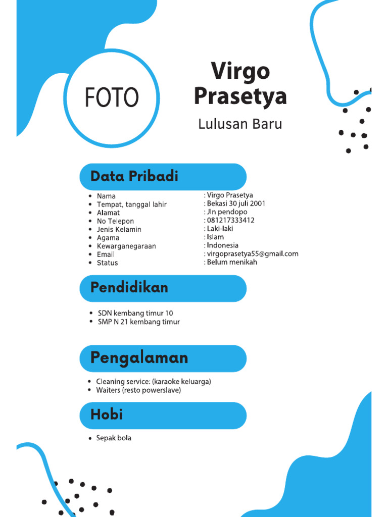 Contoh CV | PDF
