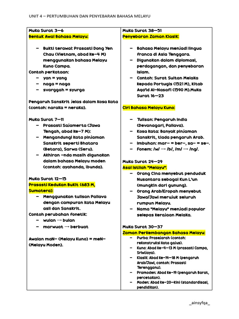 Unit 4 - Pertumbuhan & Penyebaran BM | PDF
