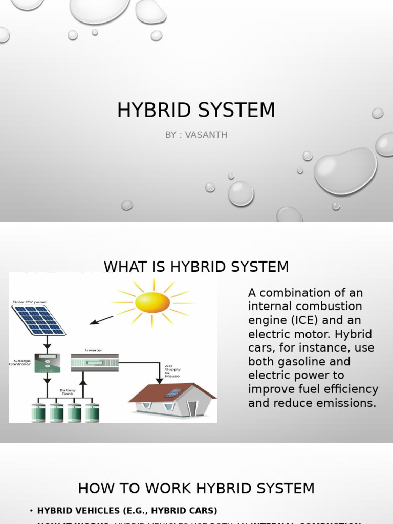 Hybrid System Vasanth | PDF | Hybrid Vehicle | Engines