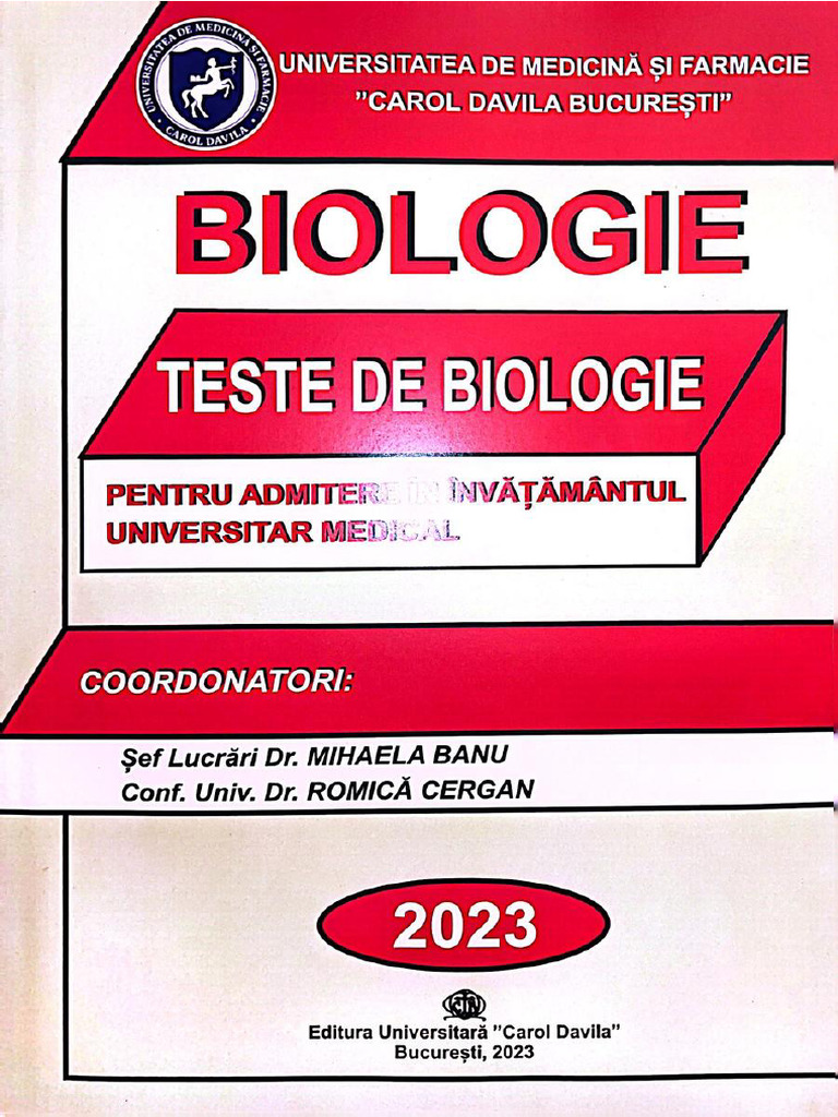 Toaz - Info Bio Umfcd 2023 Complet PR | PDF