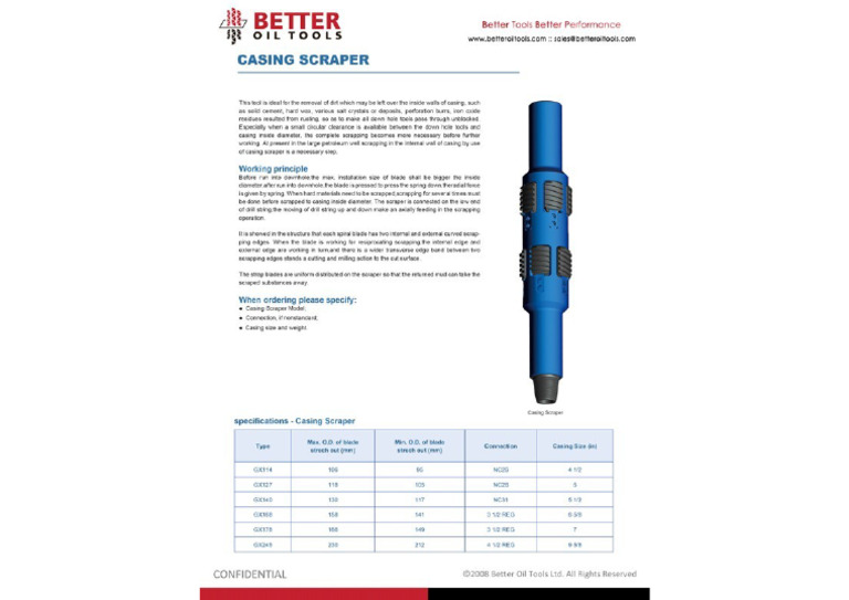 Casing Scrapper | PDF