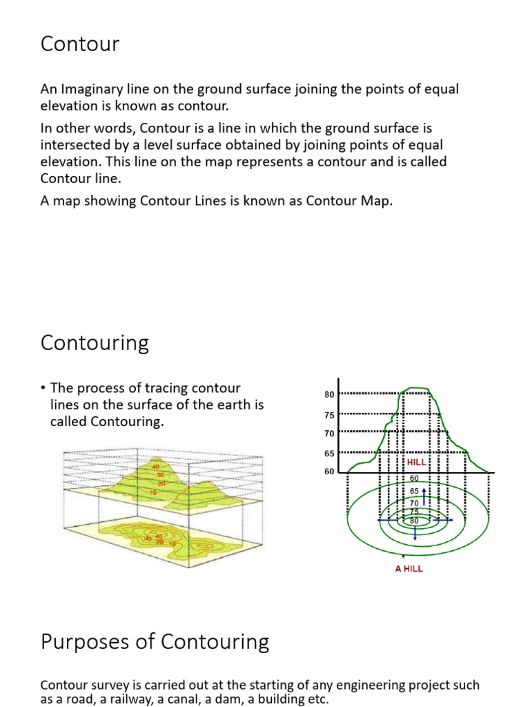 Contour | PDF | Contour Line | Surveying