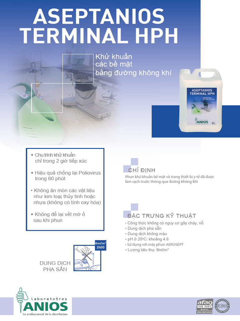 Aseptanios Terminal HPH-Fiche Technique-00000-EN | PDF