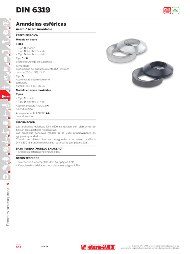 Din 6319 | PDF | Acero | Materiales