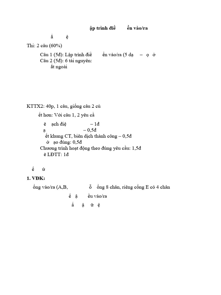 Cau Truc Bai Ktra | PDF