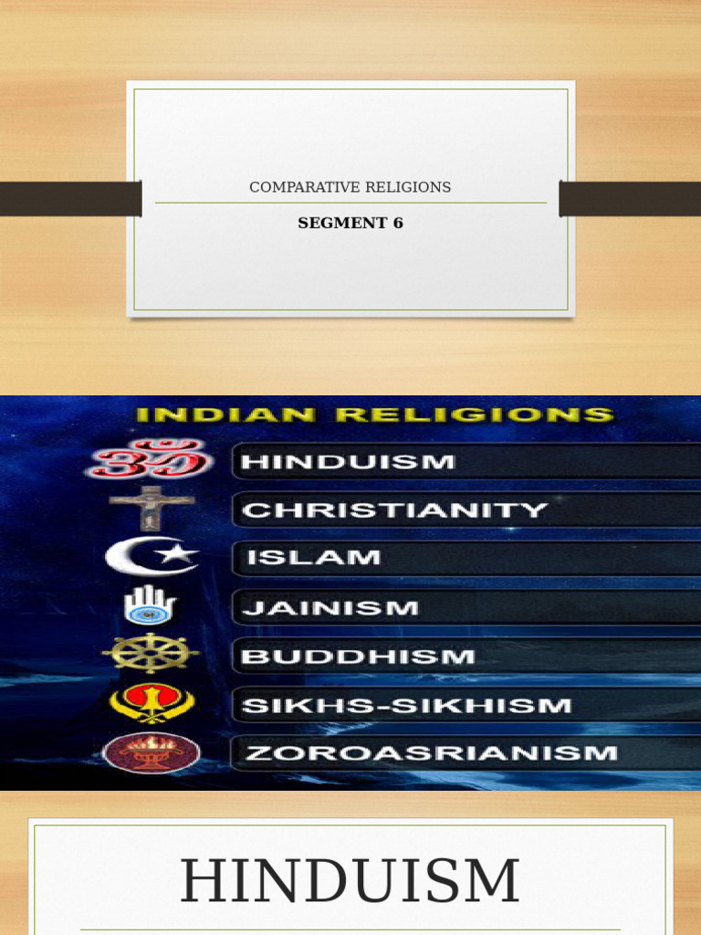 Comparative Religions | PDF