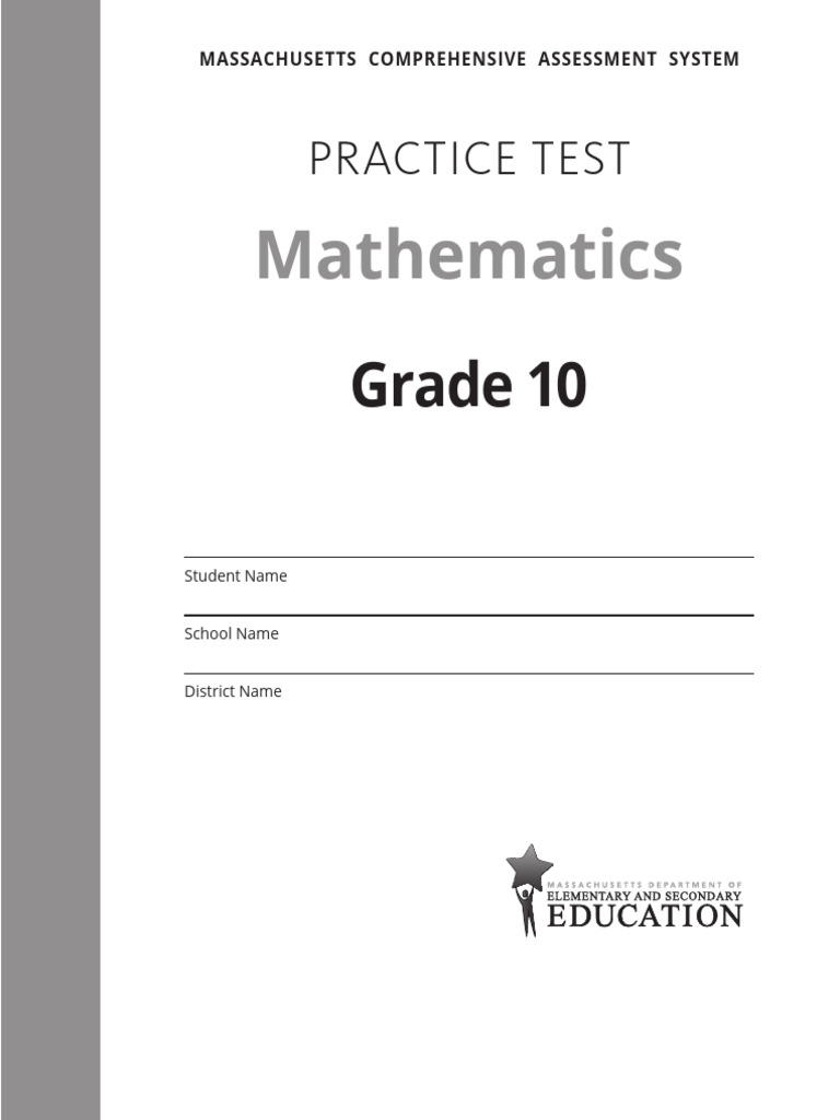 Mcas 2020 Gr10 Math PT Ada | PDF | Classical Geometry | Geometry