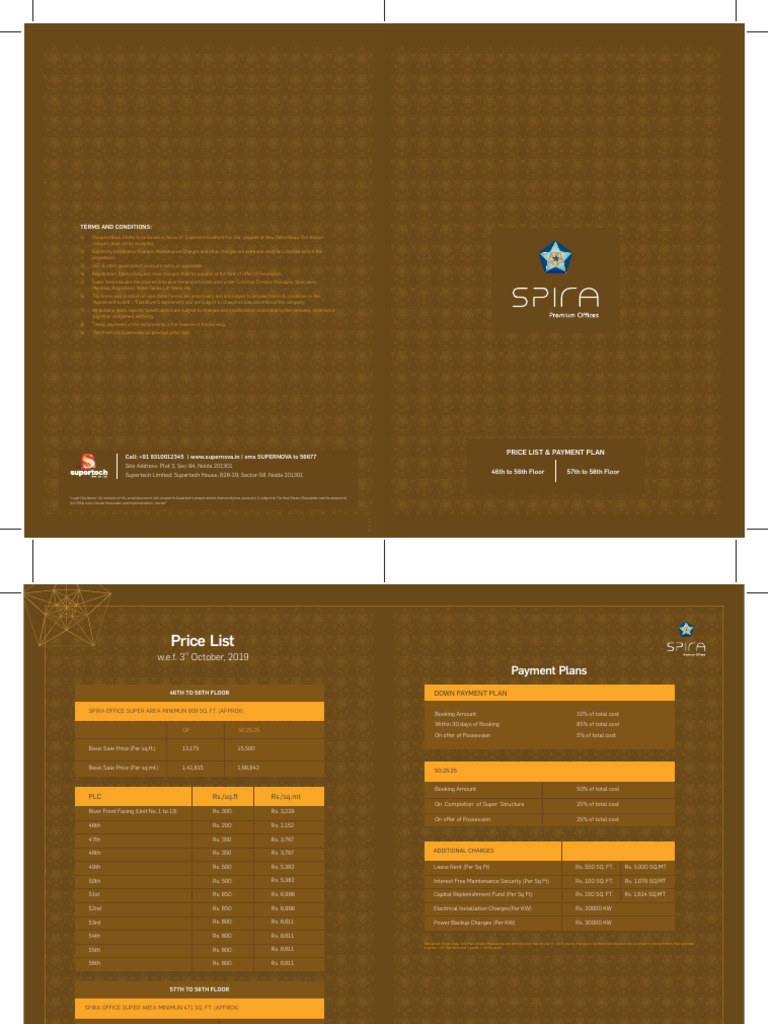 Spira Office Price List | PDF