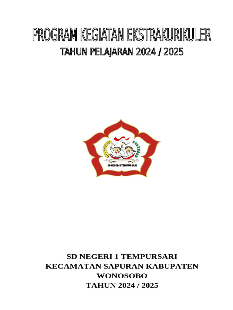 Program Ekstrakurikuler 2025 | PDF