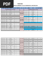 Grade 12 Timetable 2025 | PDF