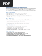 Anatoly Powerbuilding Workout Plan | PDF