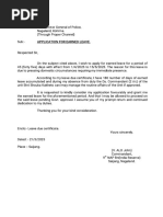 Leave Encashment With LTC Application Form | PDF