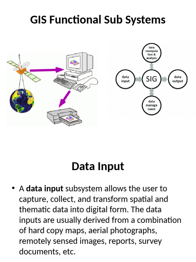 GIS Functional Subsystems Overview | PDF