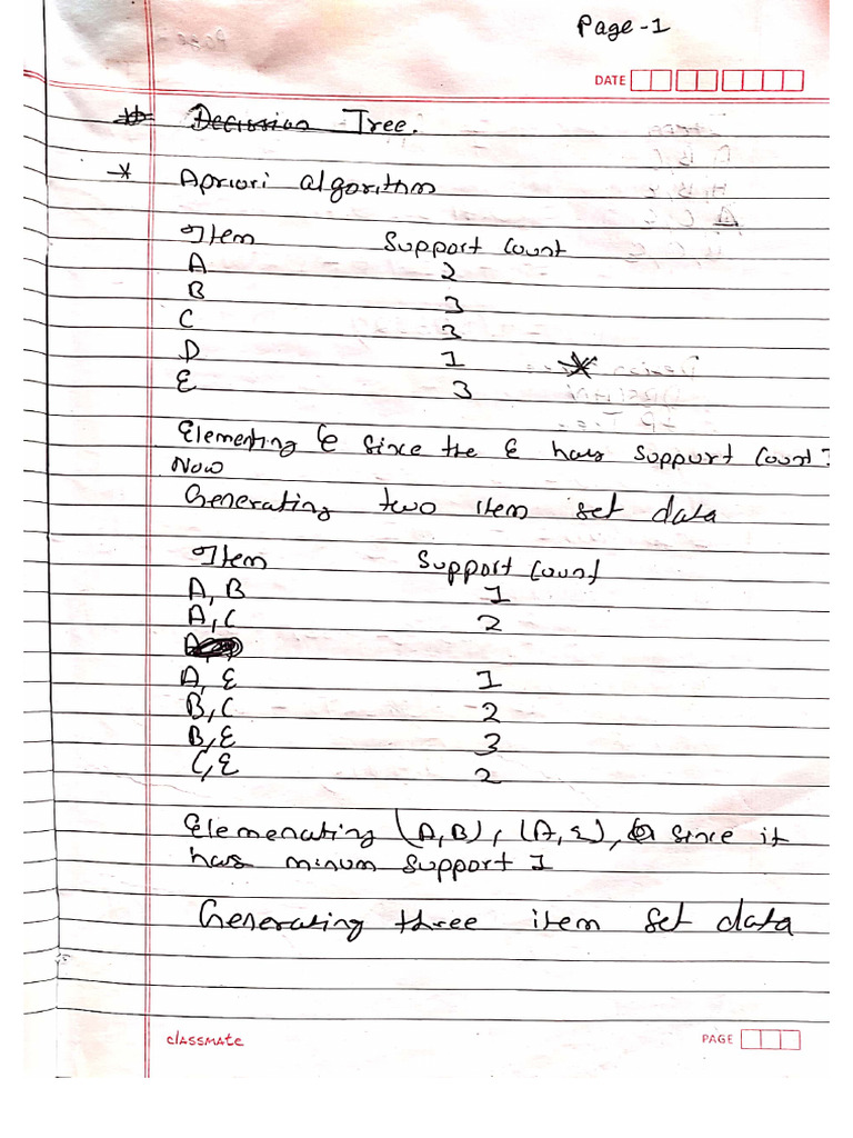 Data Mining and Warehousing Numerical Part 1 | PDF