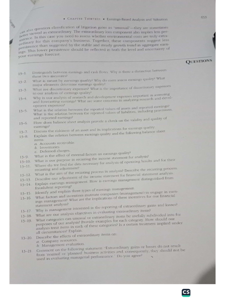 business analysis assignment question | PDF