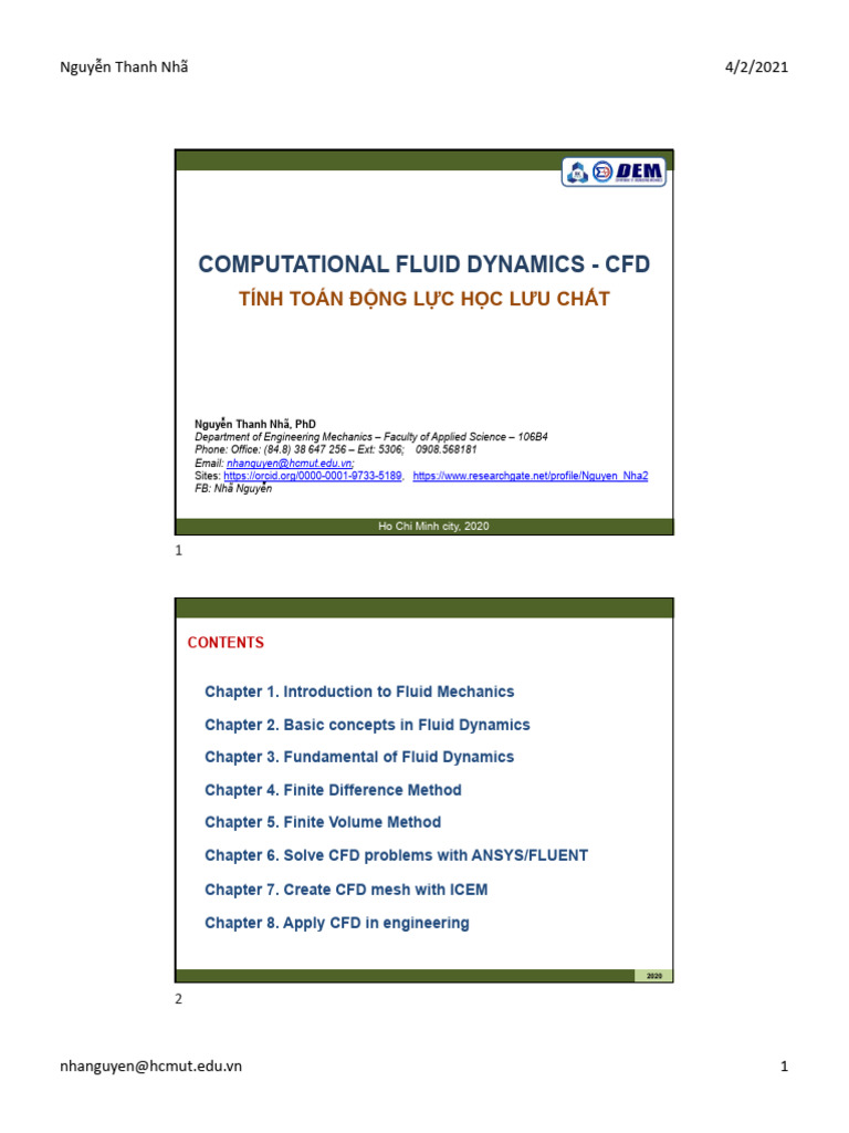 CFD EM C6 CFD Fluent | PDF