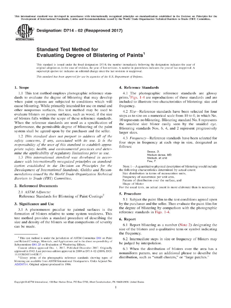 Astm D 714-2002 | PDF