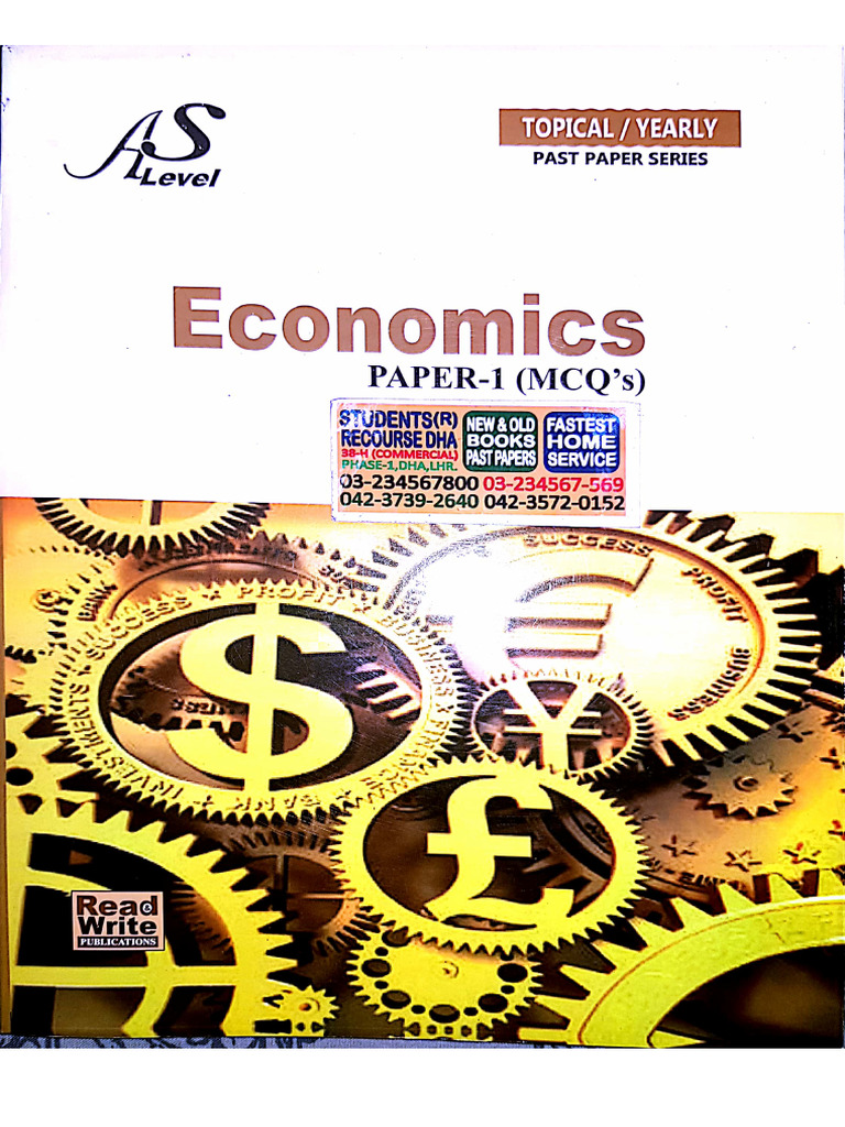 Economics As Topical MCQS Sajjad-1 | PDF