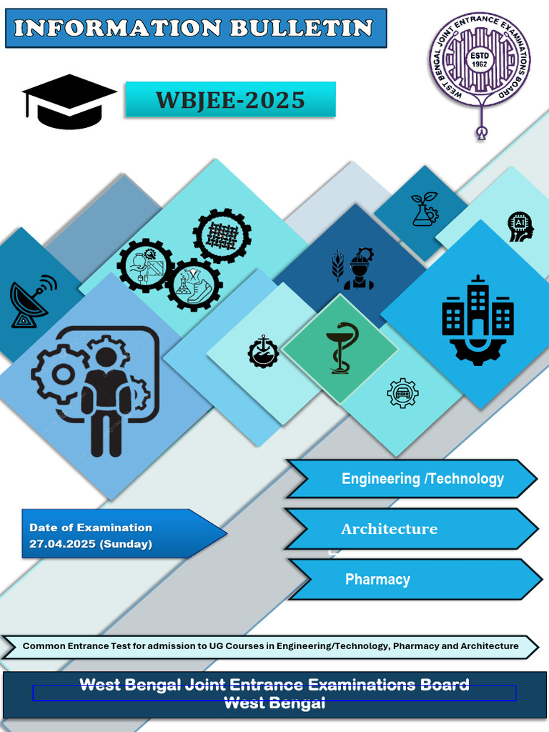 (WBJEE-2025) Notification Out | PDF | University And College Admission