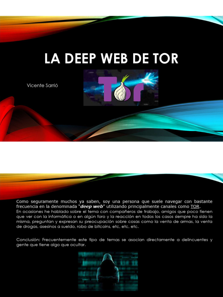 La Deep Web de TOR | PDF | Privacidad en internet | Anonimato
