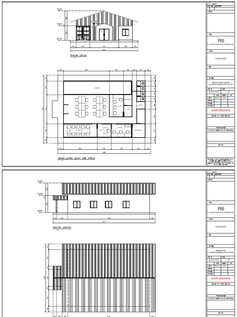 Denah Site Office BRS | PDF
