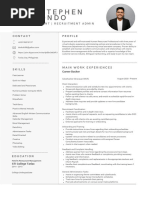 Wonsulting Resume Template (HR) - MAKE A | PDF | Recruitment | Résumé
