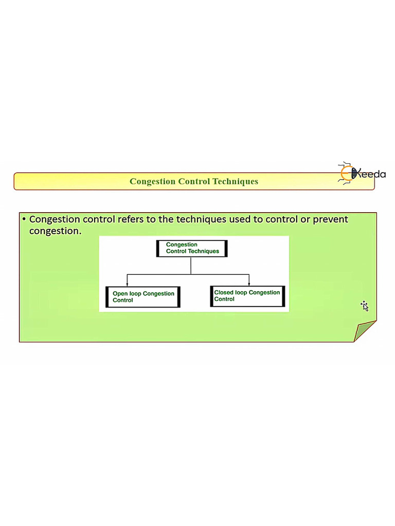 congestion control techniques (1) | PDF