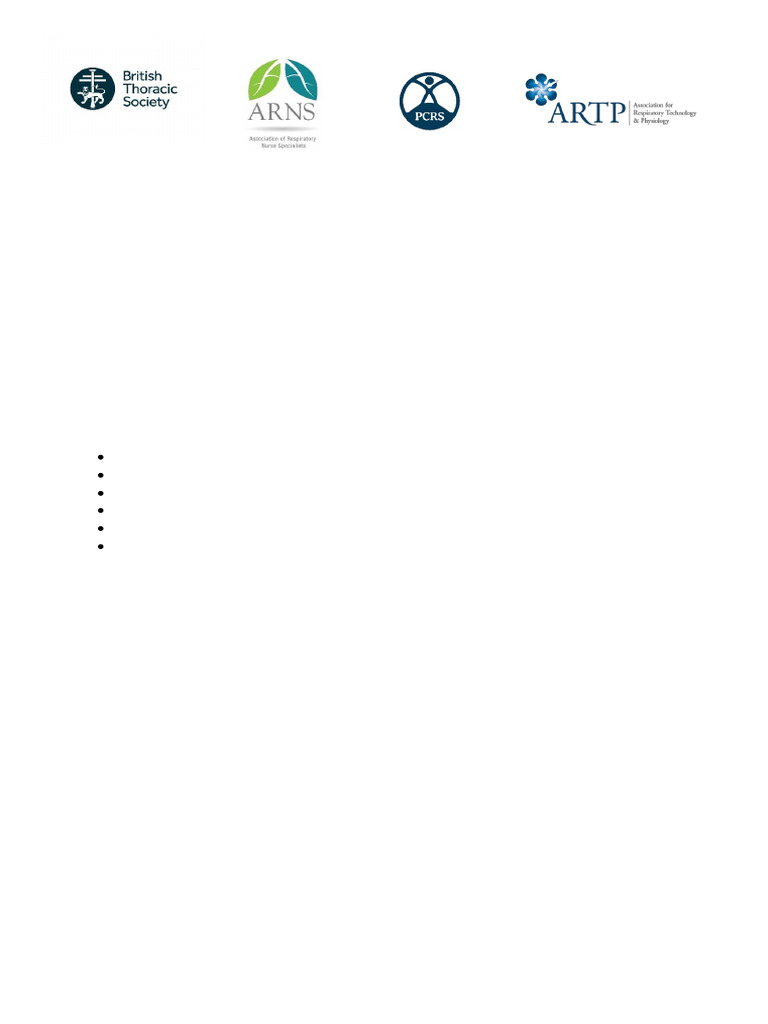 ARTP PCRS Spiro Re-Start FINAL2 | PDF | Medical Diagnosis | Cough
