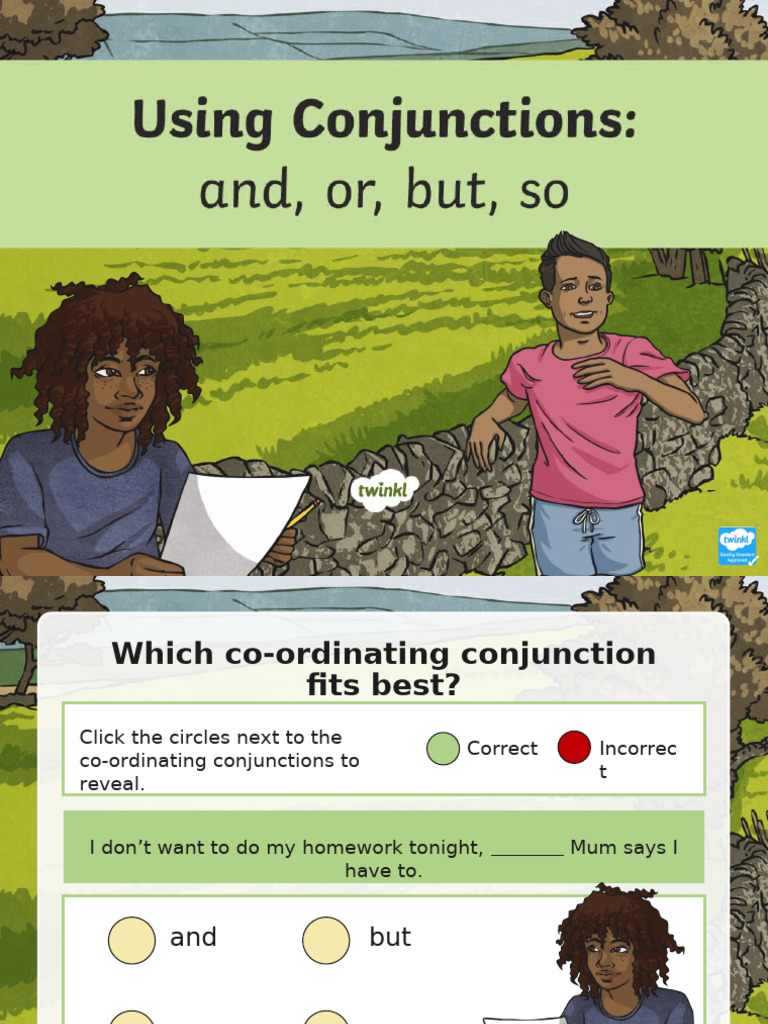 Best Co-ordinating Conjunction Quiz | PDF