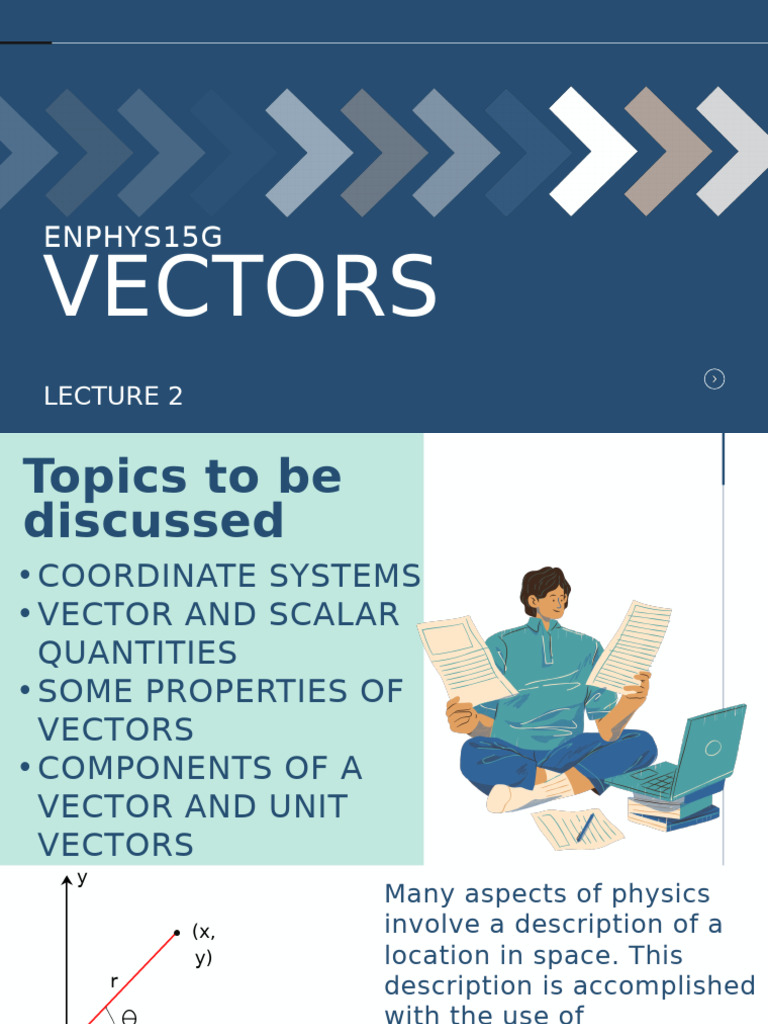 Lecture 1. No Solution Vectors 2D and 3D | PDF | Euclidean Vector | Coordinate System