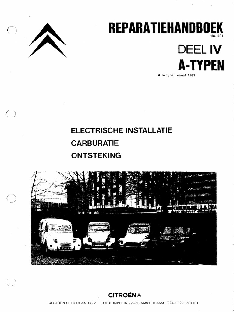 2CV Vanaf 63-Allemodellen-Handboek Deel4 | PDF