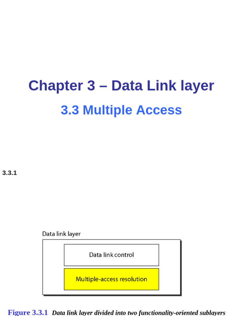 Lesson 3.3 Multiple Access | PDF | Channel Access Method | Electronics