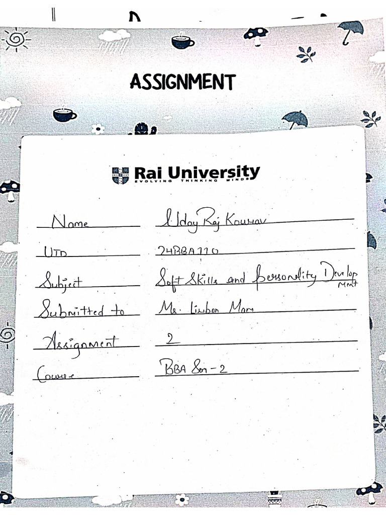 SSPD Assignment 2 | PDF