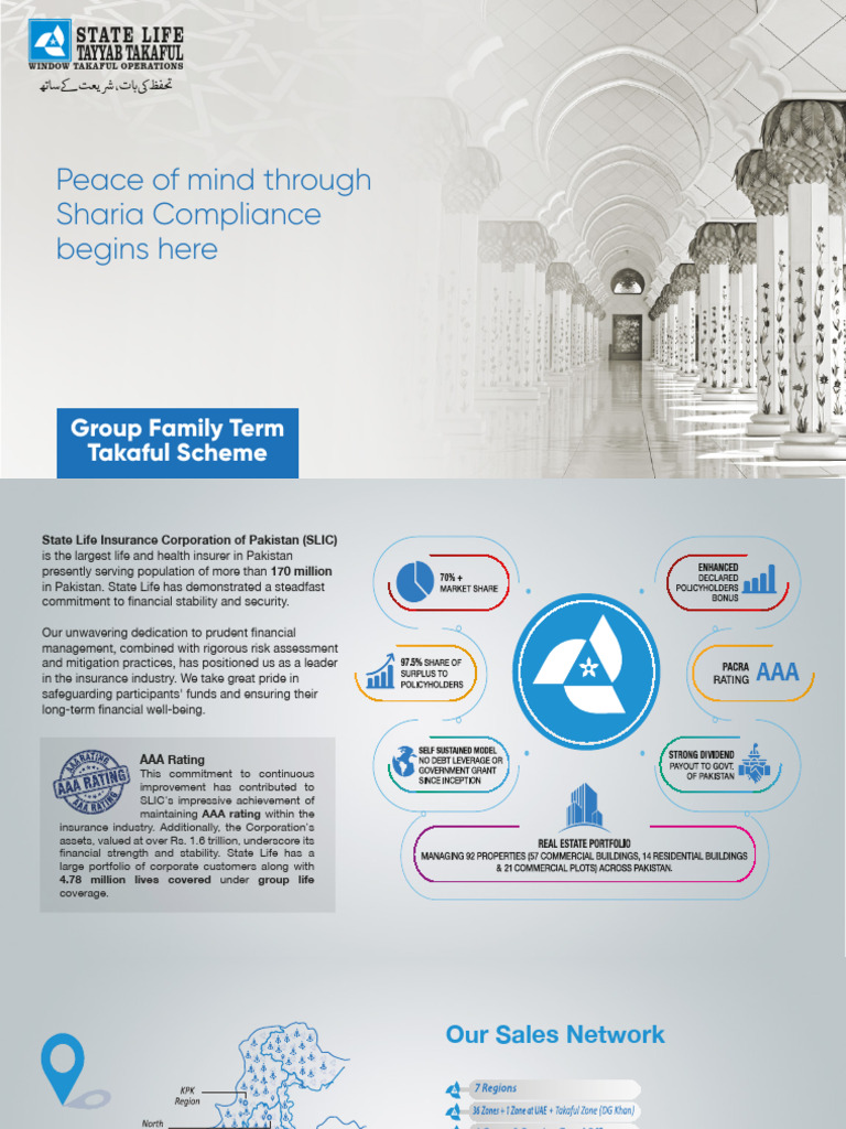 Shariah-Compliant Group Takaful Plans | PDF | Employment | Sharia