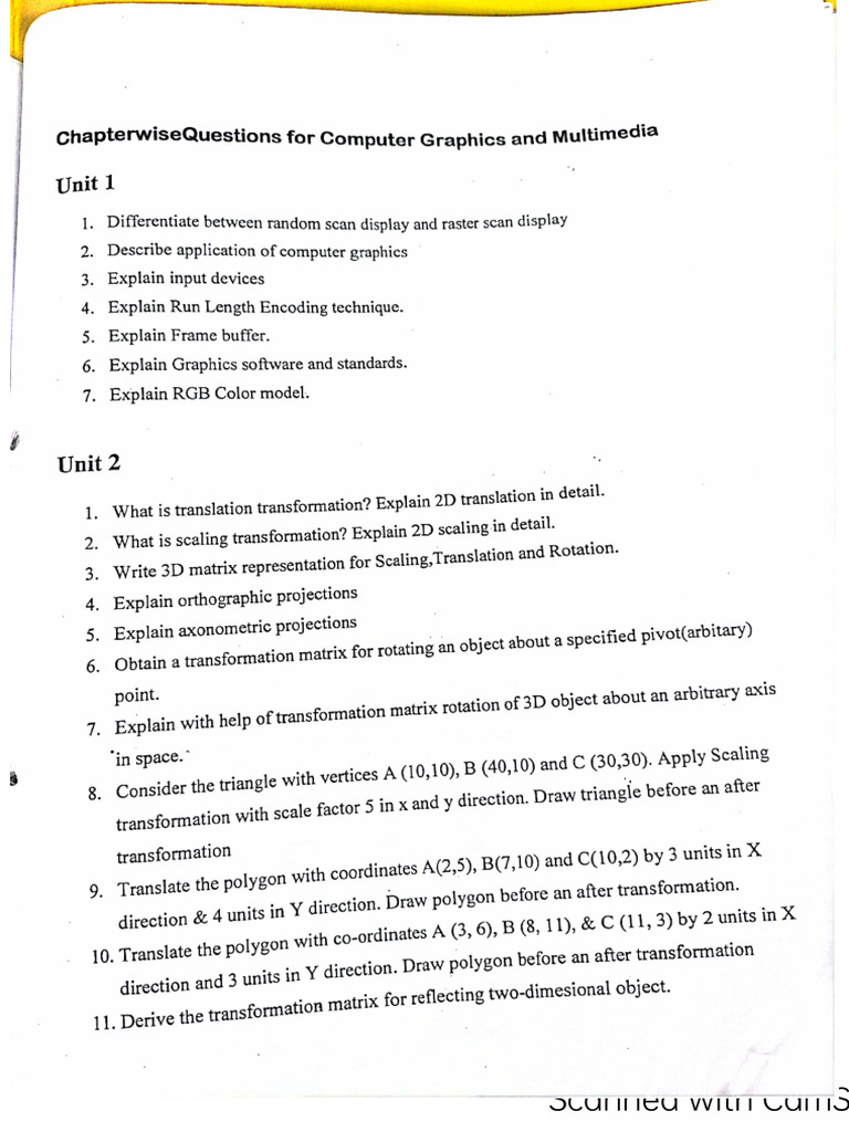 CGM Chapter Wise Questions | PDF