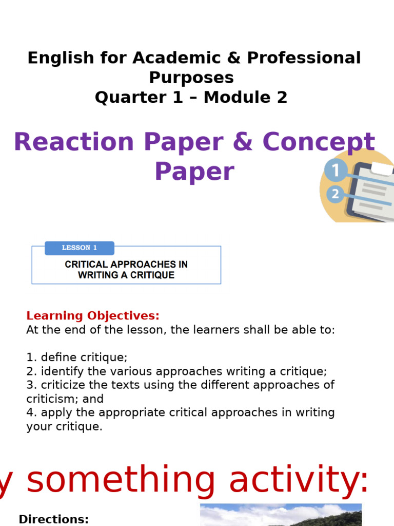 Eapp-Quarter 1 - Module 2 - Lesson 7 | PDF | Feminism | Gender Studies