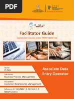 Domestic Data Entry Operator: (Job Role) | PDF | Vocational Education | Paragraph