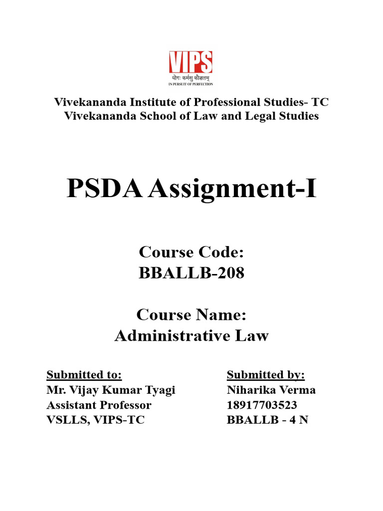 PSDA Front Page | PDF