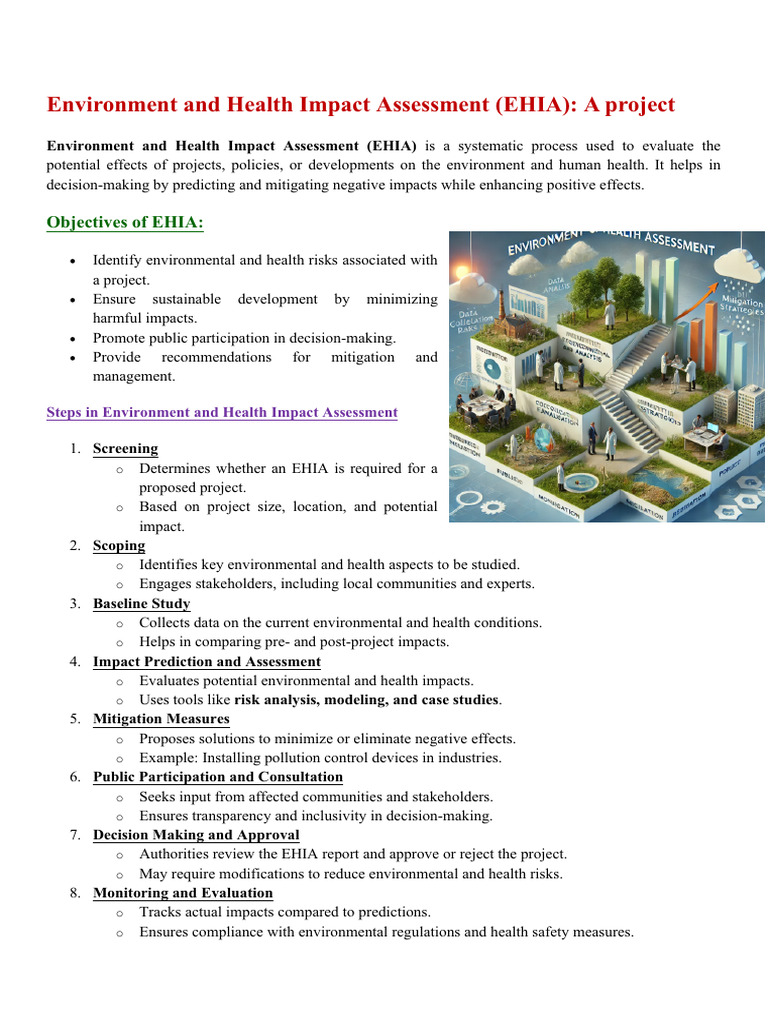 Environmental Health Impact Assessment Guide | PDF | Air Pollution ...